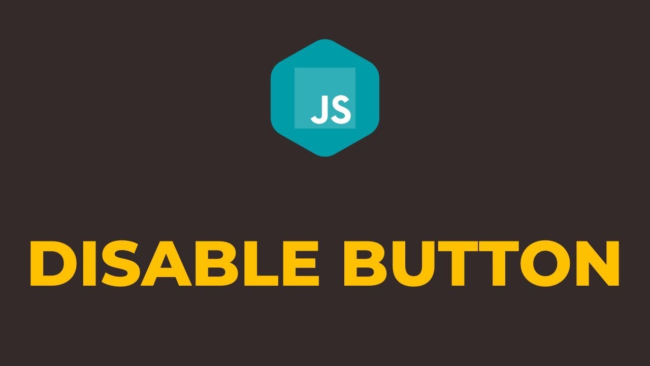 How To Disable Button In HTML